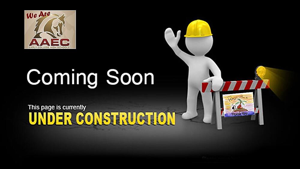 AAEC Online Web Page is Under Contruction | AAEC