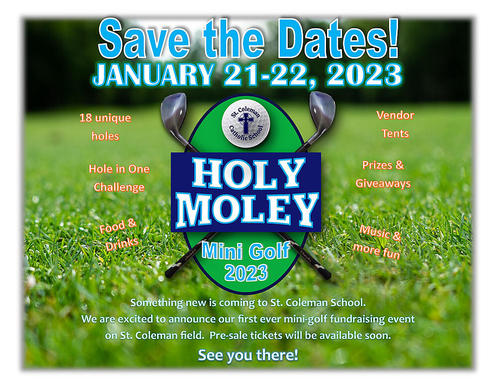 Holy Moley Mini Golf | St. Coleman Catholic School