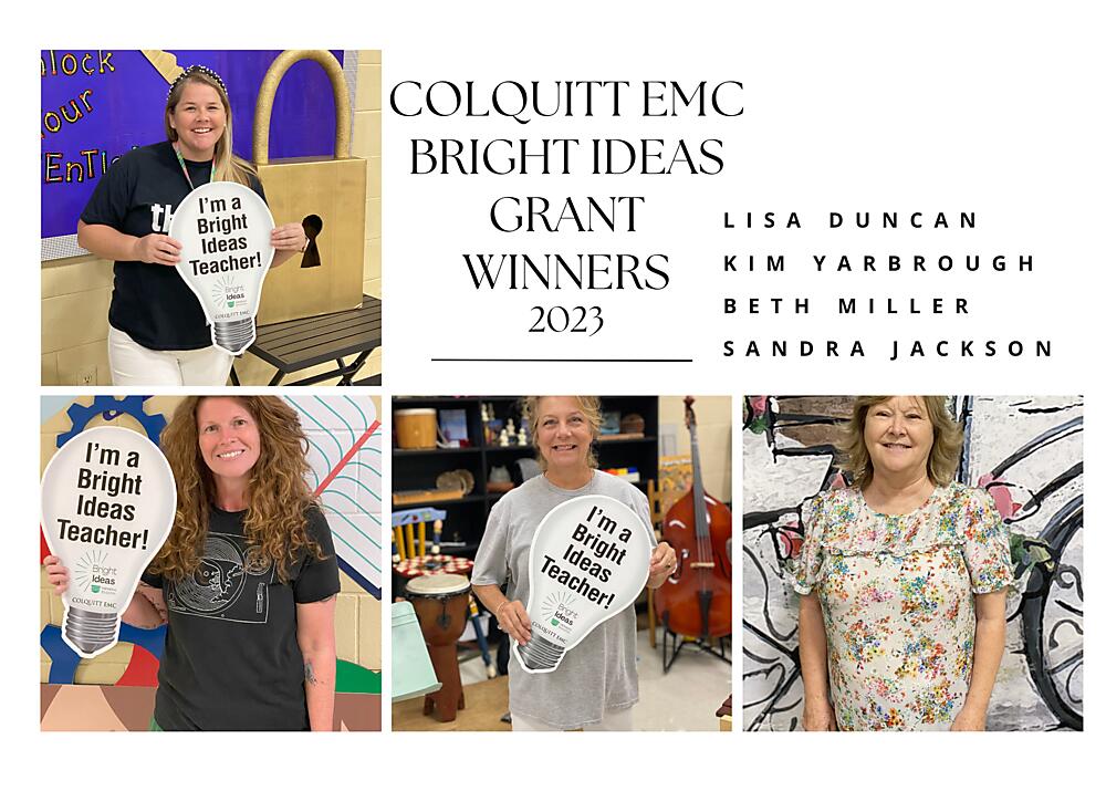 Colquitt EMC Bright Ideas Grant Winners | G.E.A.R.