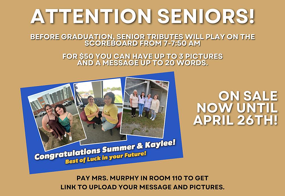 Senior Tributes for Graduation | Colquitt County High School