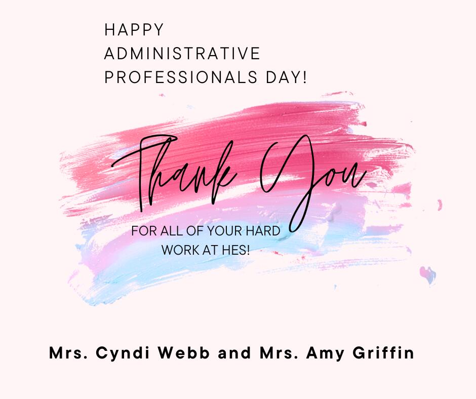 Happy Administrative Professionals Day! | Hamilton Elementary School