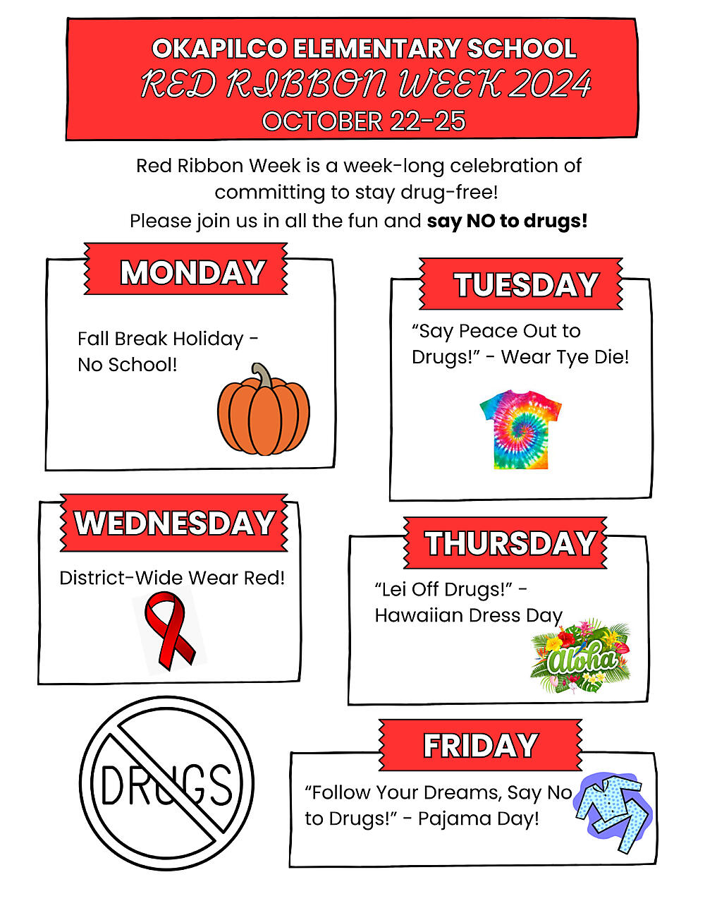 Red Ribbon Week | Okapilco Elementary School