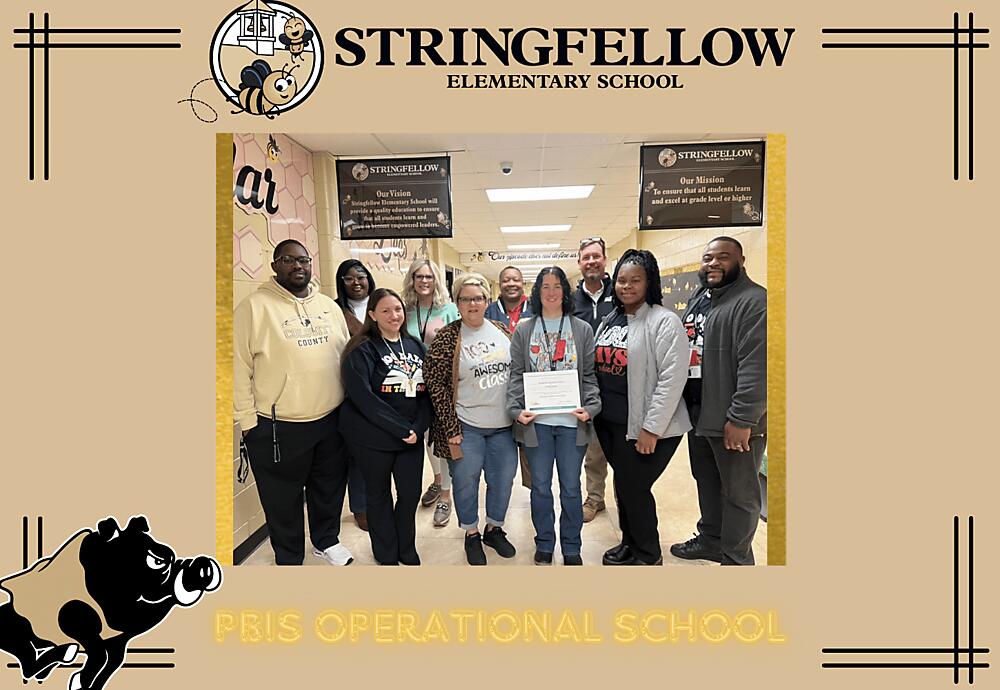 Stringfellow Elementary Recognized as PBIS Operational School | Stringfellow Elementary School