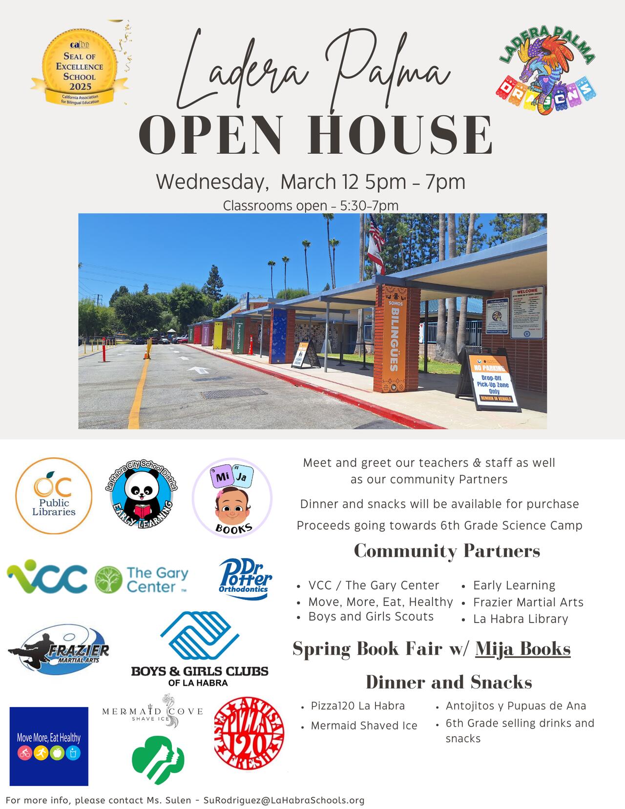 Open House 2025 | Ladera Palma Elementary