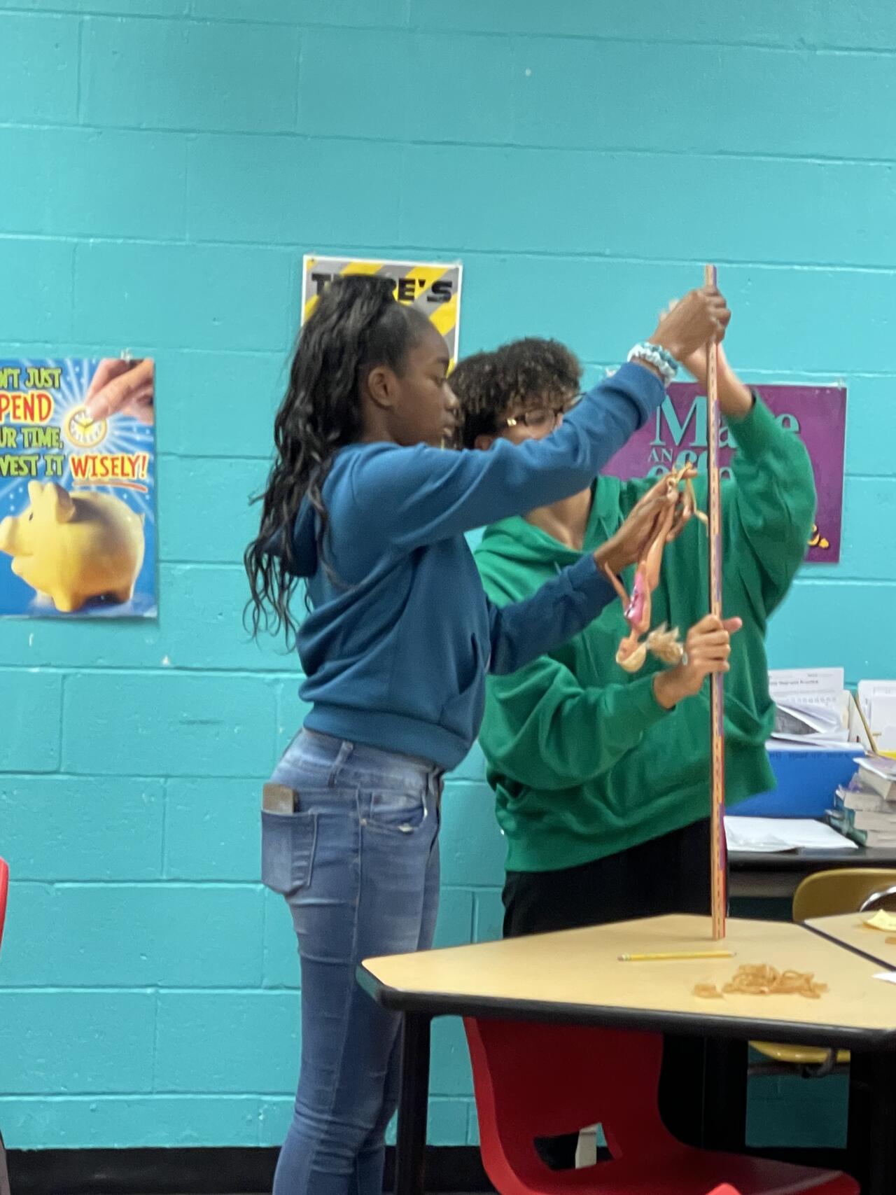 Bungee Barbie Lab tests Ms. Dunmire's Math 8 class on Linear Function ...