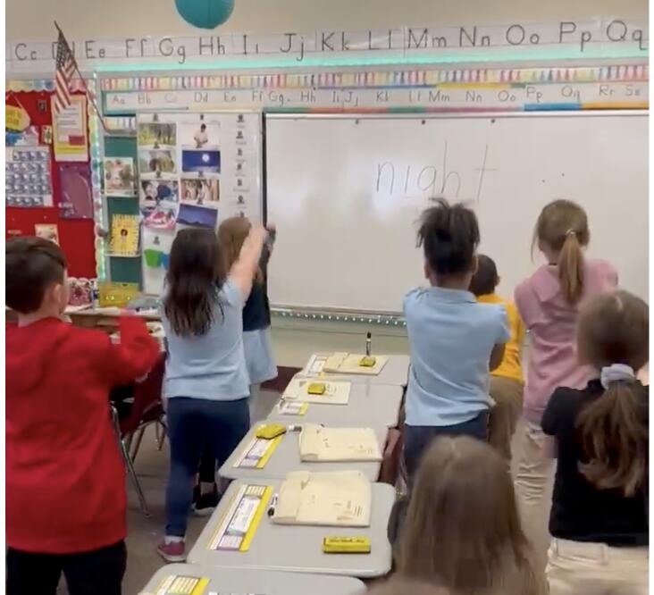 Sky Writing in Second Grade | Park Elementary School