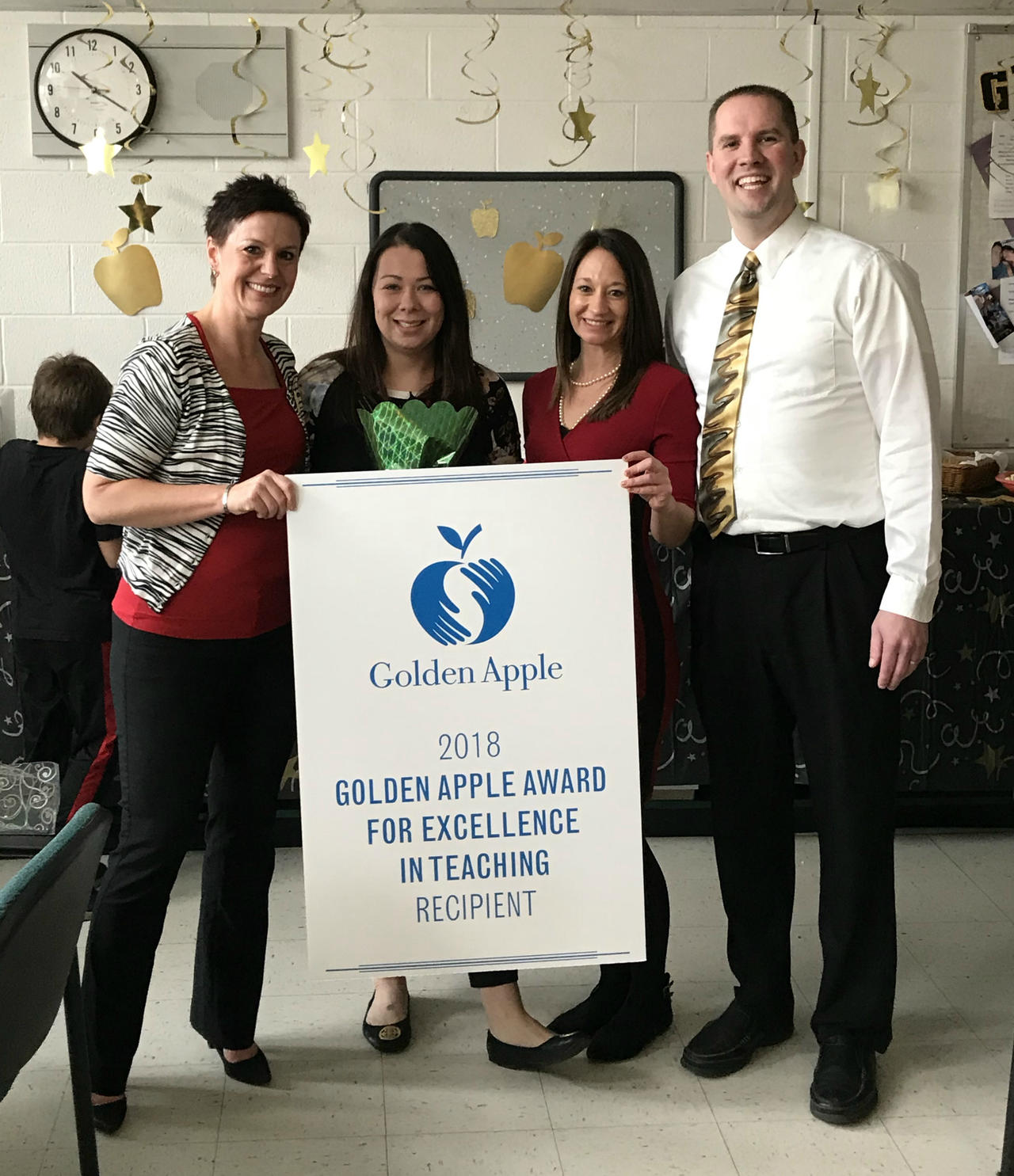 GOLDEN APPLE SURPRISES SPRING GROVE TEACHER ERICA BARRAZA | Fox Lake ...