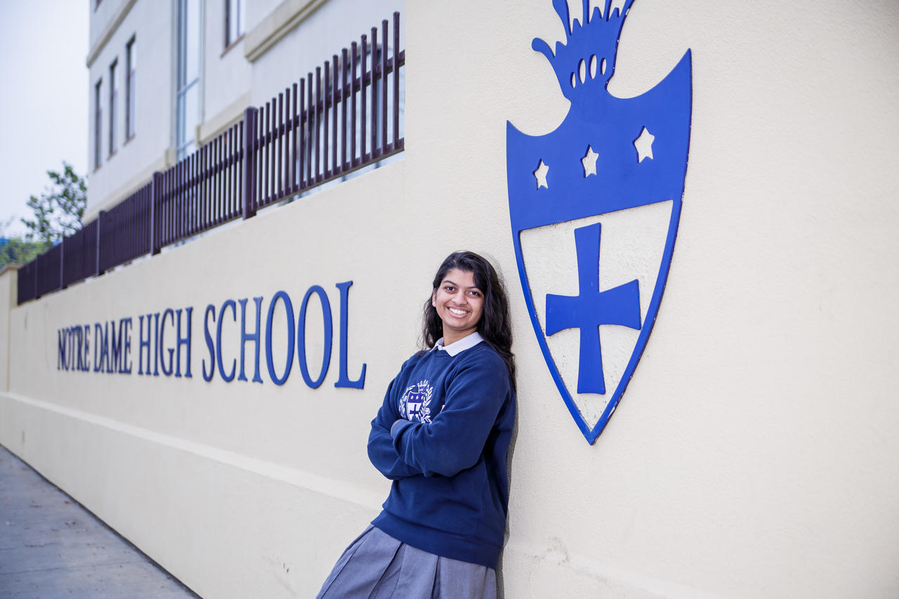 Senior Yashna Bansal Talks Robotics With South Bay Accent Magazine | Notre Dame High School