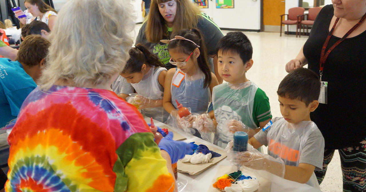 D140 Summer School Students Create Tie Dye Originals | Millennium ...