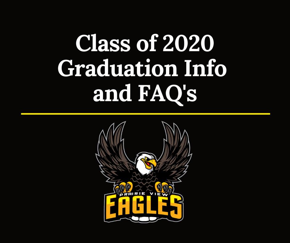 Class of 2020 Graduation Information and FAQ's | Prairie View Middle School