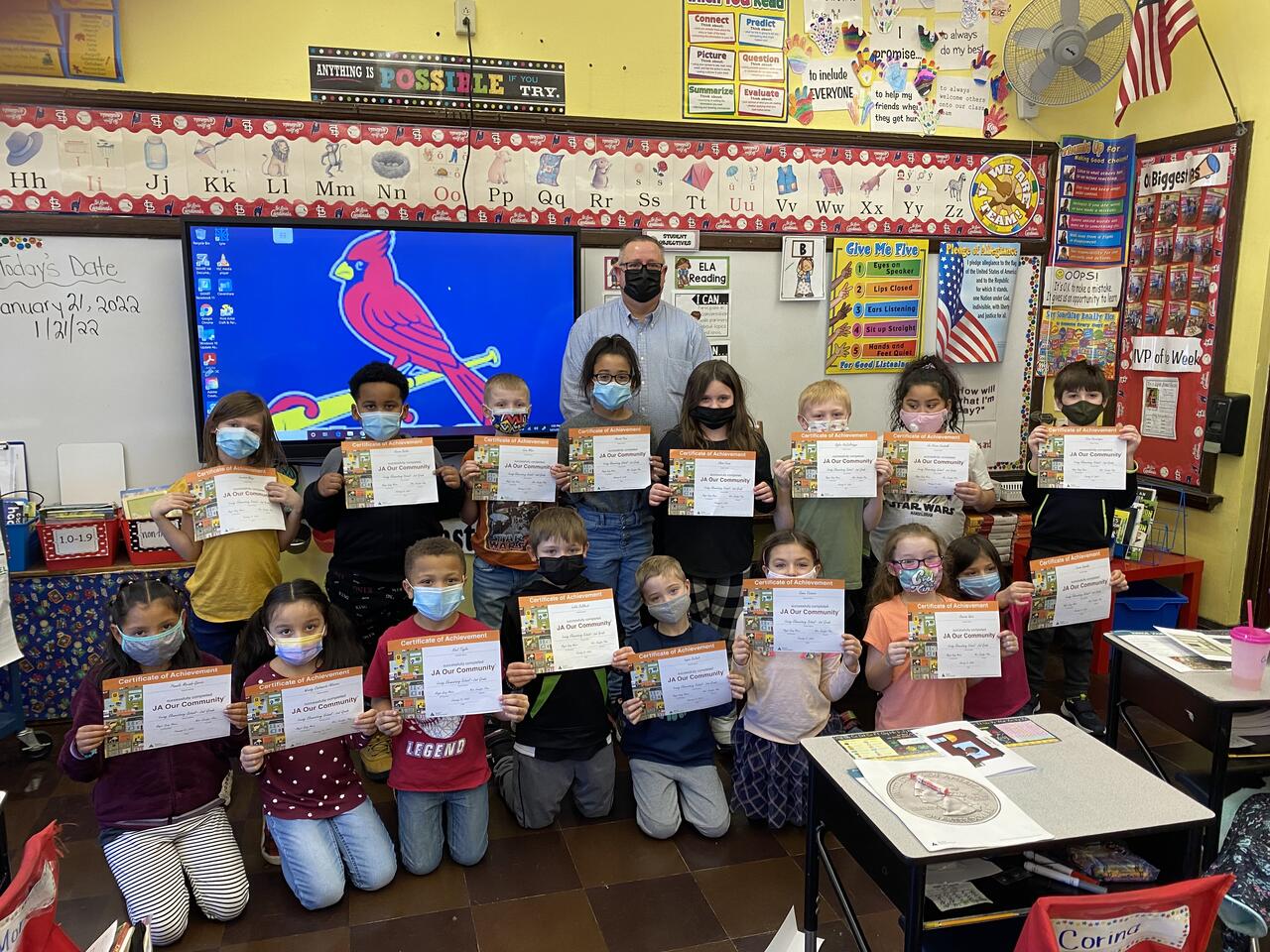 Mrs. Plum's Class Completes Junior Achievement | Kewanee District 229