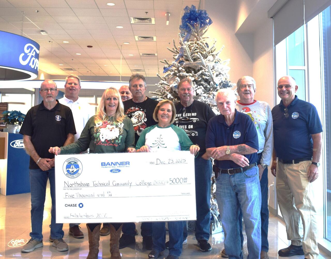 Northshore Mustang Club Accelerates Future Careers with $5,000 Donation ...