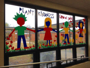 Window Display at Sudduth Elementary School Promotes Kindness ...