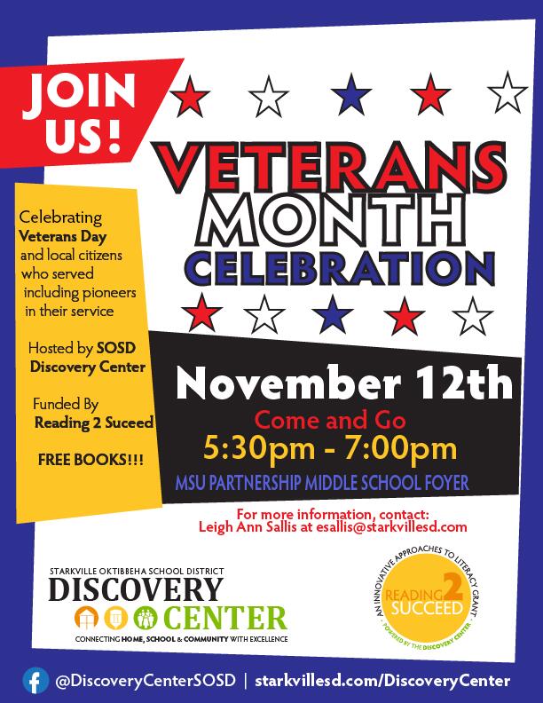 SOCSD Reading 2 Succeed to Host Community Veterans Event | Jacket News