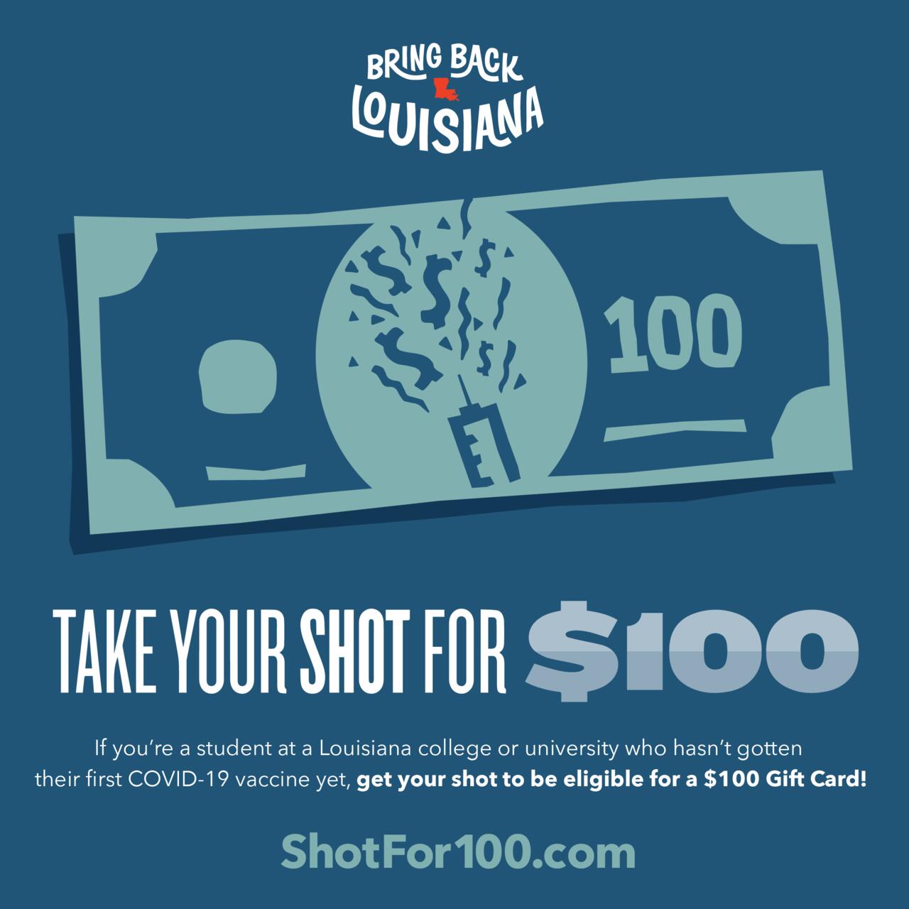 Get Your Shot for $100 This Week! | About Us