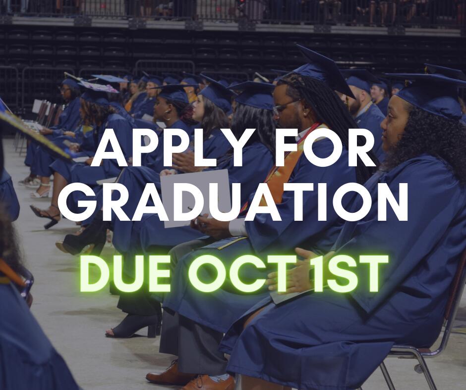 Graduation Applications Due October 1st! | About Us