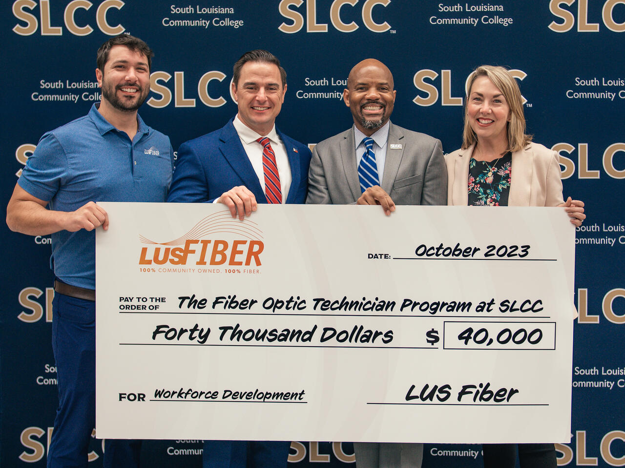 LUS Fiber Invests $40,000 in Fiber Optic Technician Program! | About Us