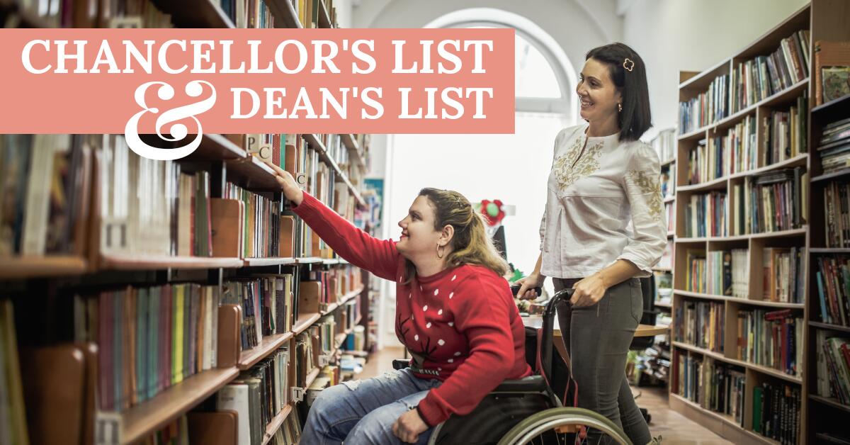 Congratulations to the Spring 2024 Chancellor's and Dean's List ...