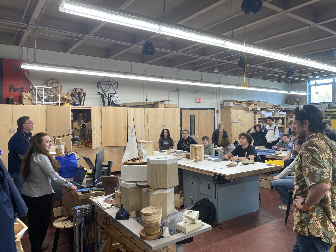 PJHS: Carpenters' Union Visitors | Port Jervis High School