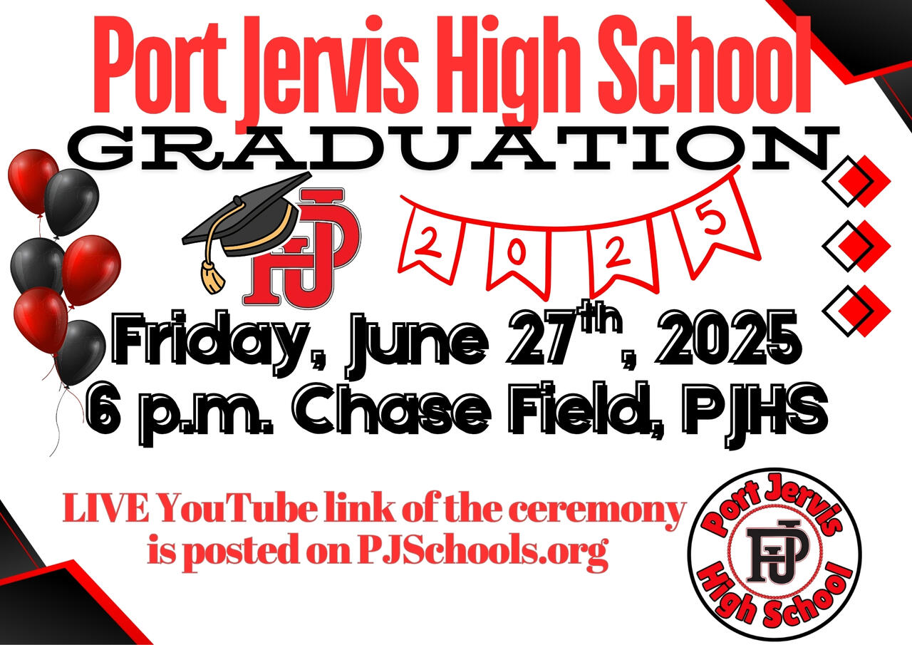 PJHS Graduation 2025 Information | Port Jervis High School