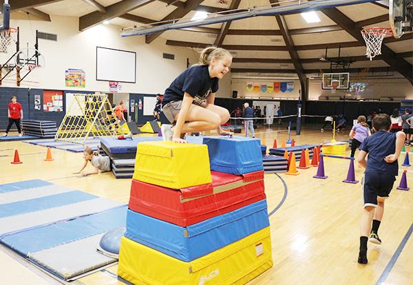 Obstacle Course Challenges Students | Pleasant View