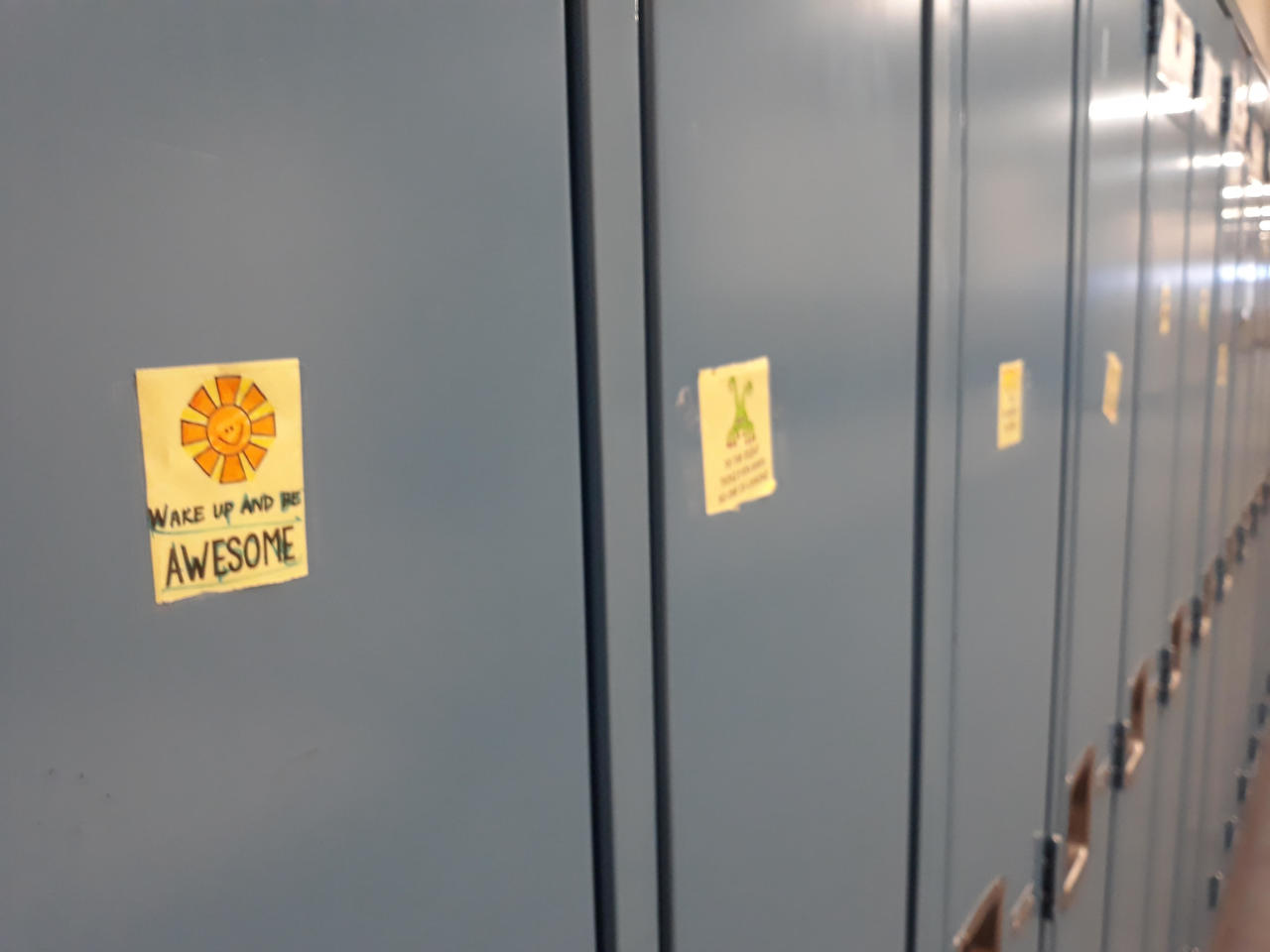 Locker clean out. | Polson Middle School
