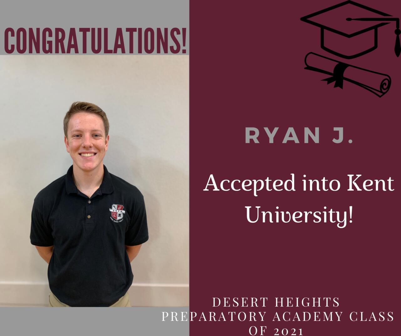 Congratulations Ryan! | Desert Heights Charter Schools