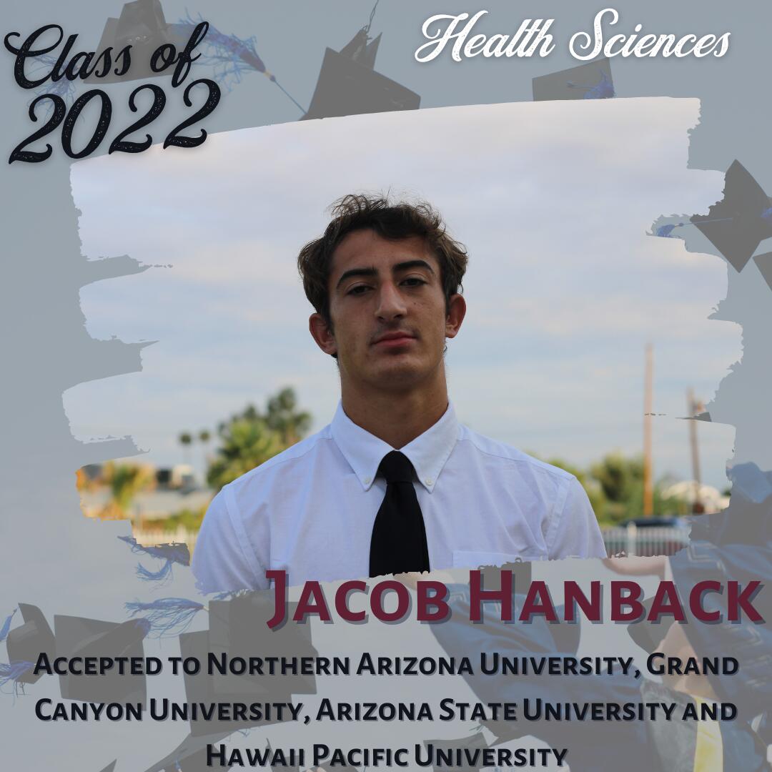 Congratulations Jacob Hanback! | Desert Heights Charter Schools