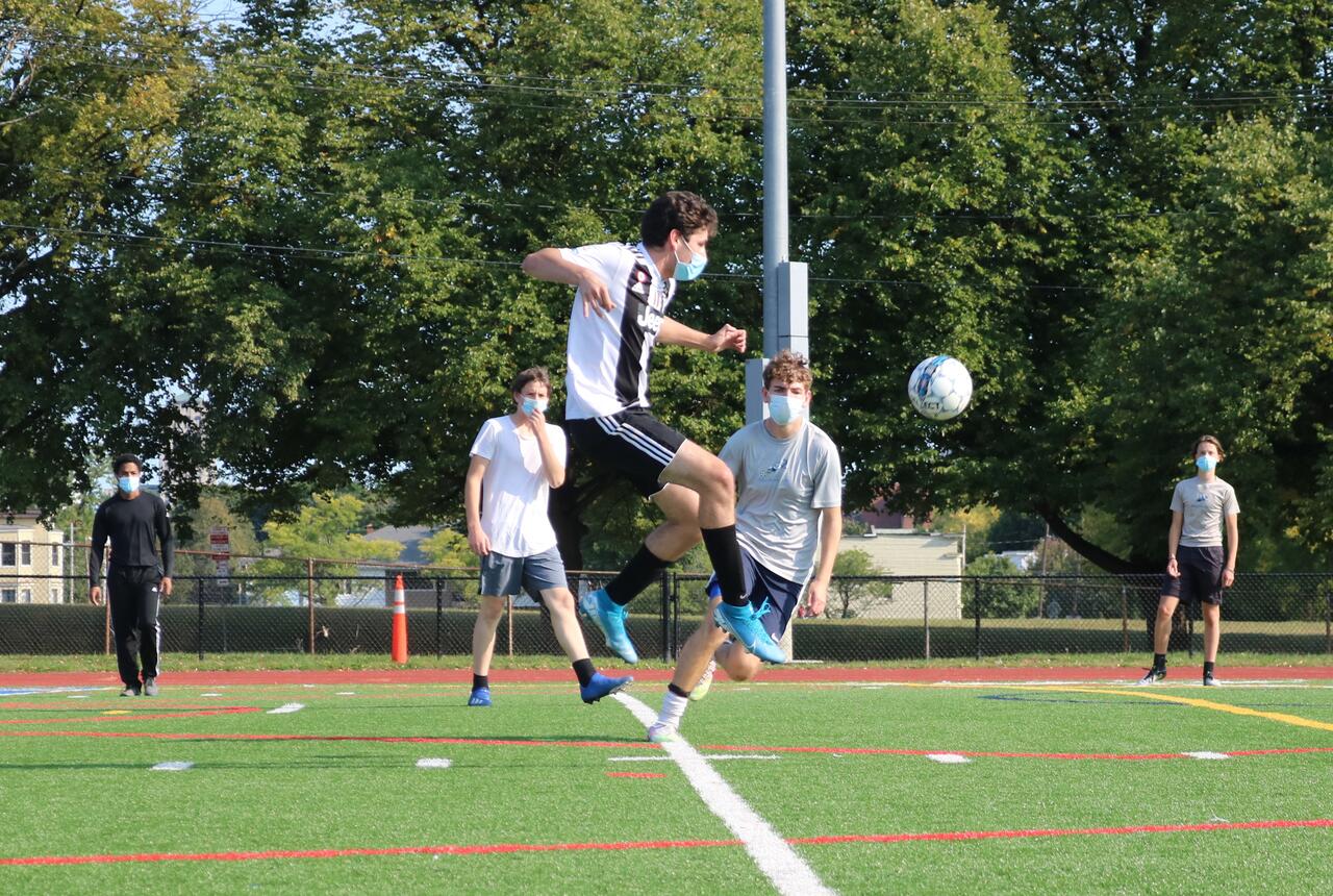 First boys' soccer practice of 2020 | Athletics