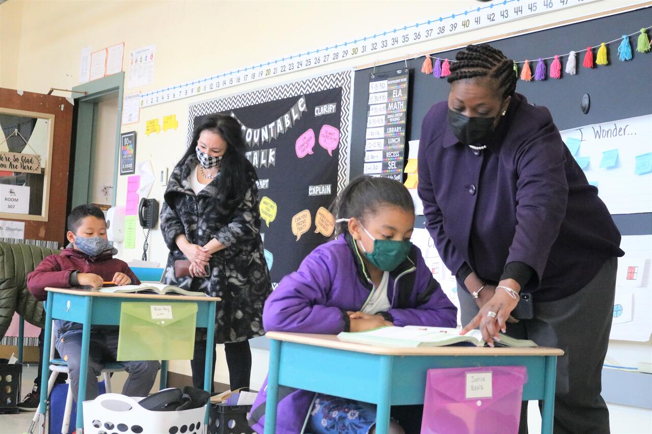 New York's new education commissioner makes first stop at district ...