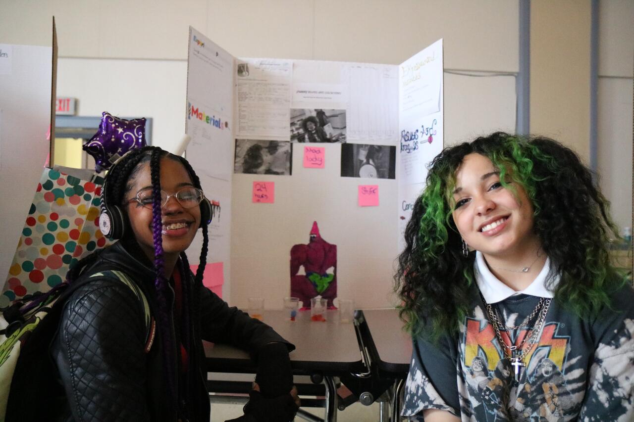 Experiments wow Science Fair judges | North Albany Middle School