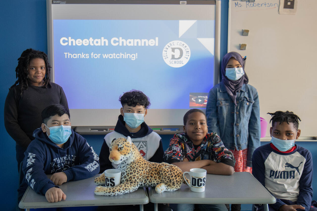 Cheetah Channel delivers daily news | Delaware Community School