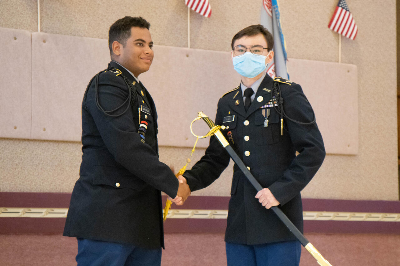 JROTC changes command; cadets earn honors | Albany High School