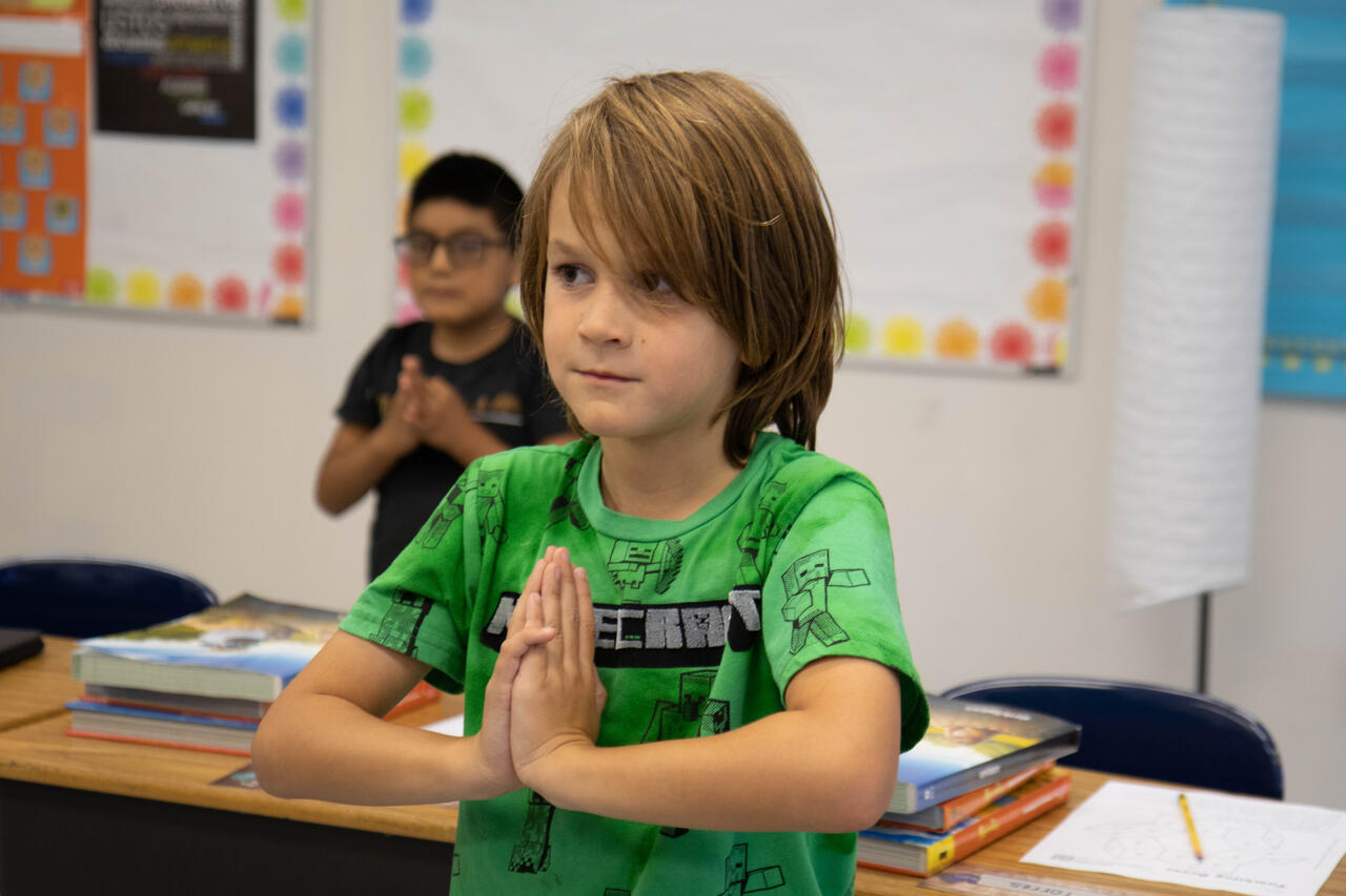 First day for Dual students | Dual Language