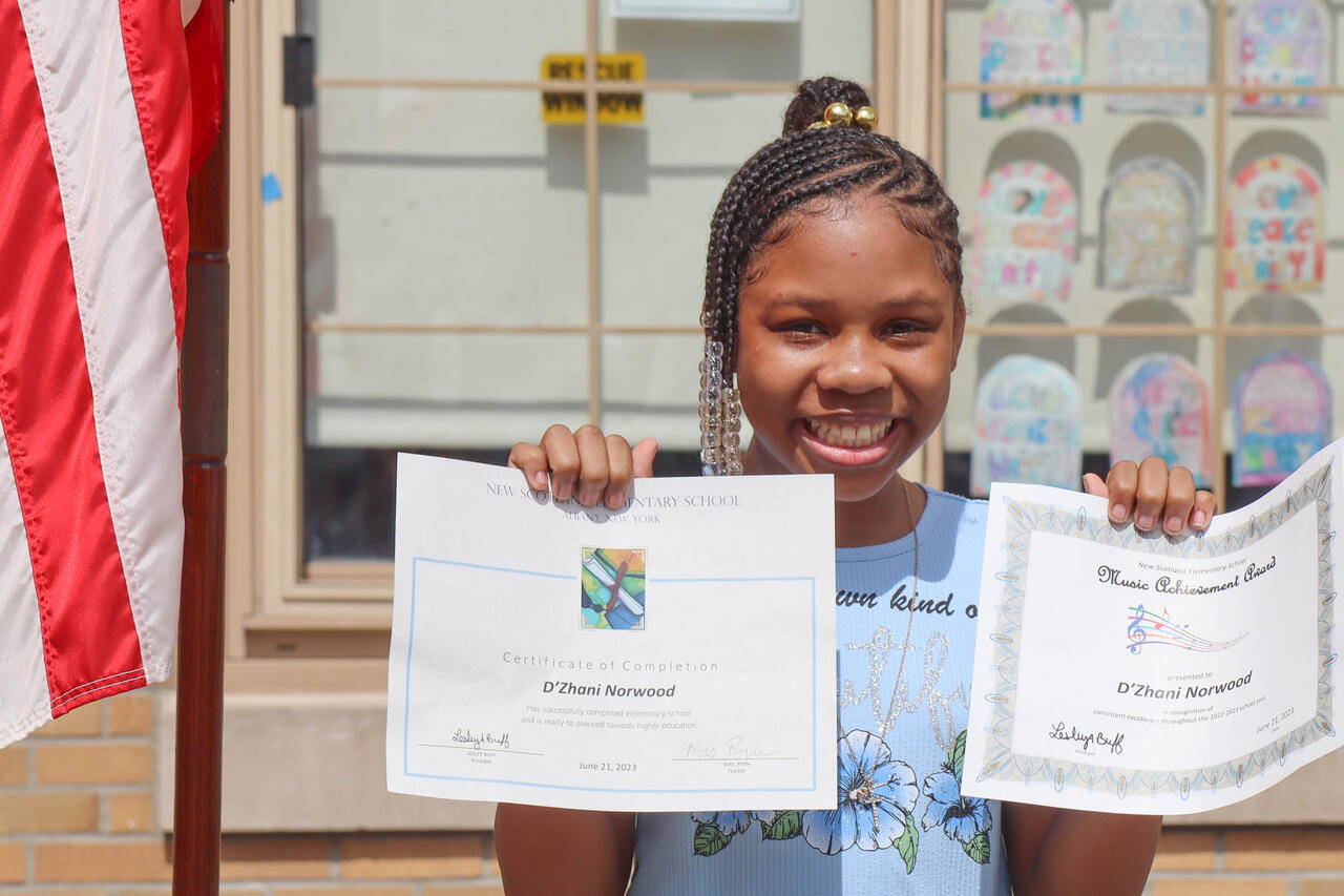 Fifth-graders move up to middle school! | New Scotland Elementary School