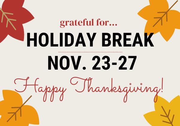 Thanksgiving Break | Barrow County School System