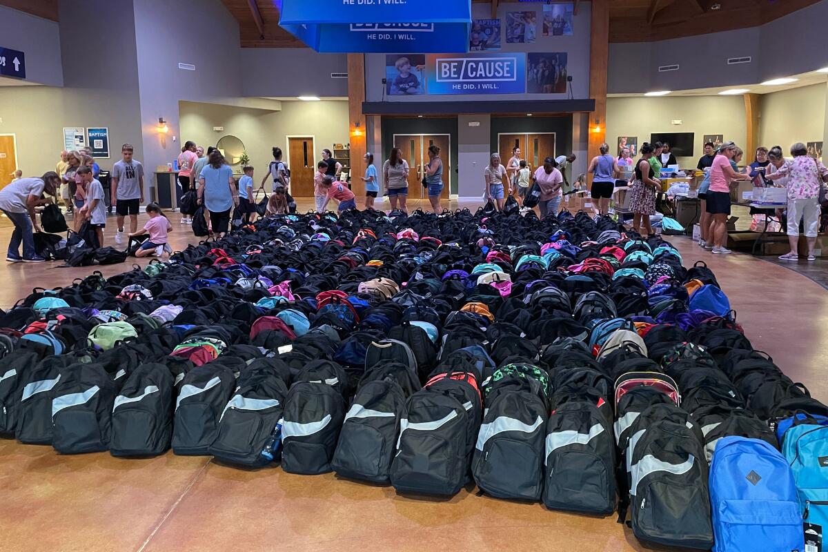 Community Supports Backpack Drive | Barrow County School System