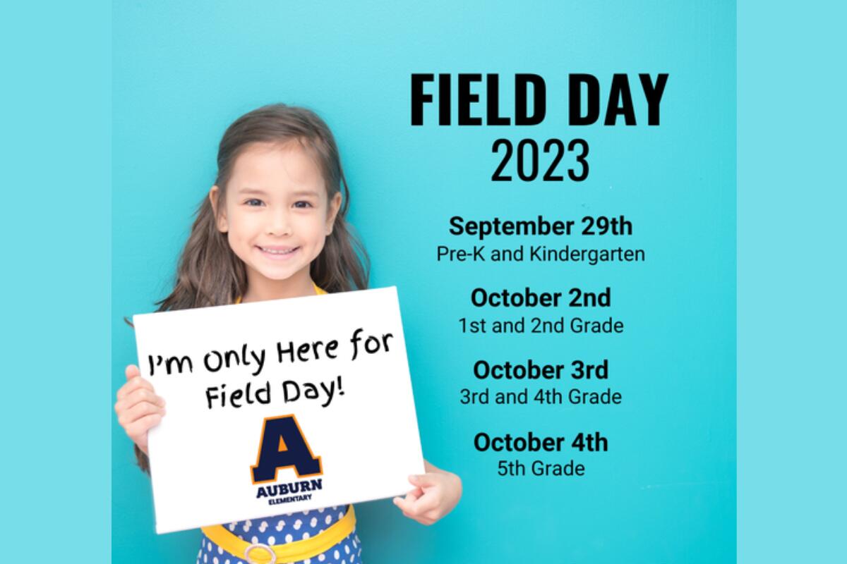 Field Day is Coming! | Auburn Elementary School