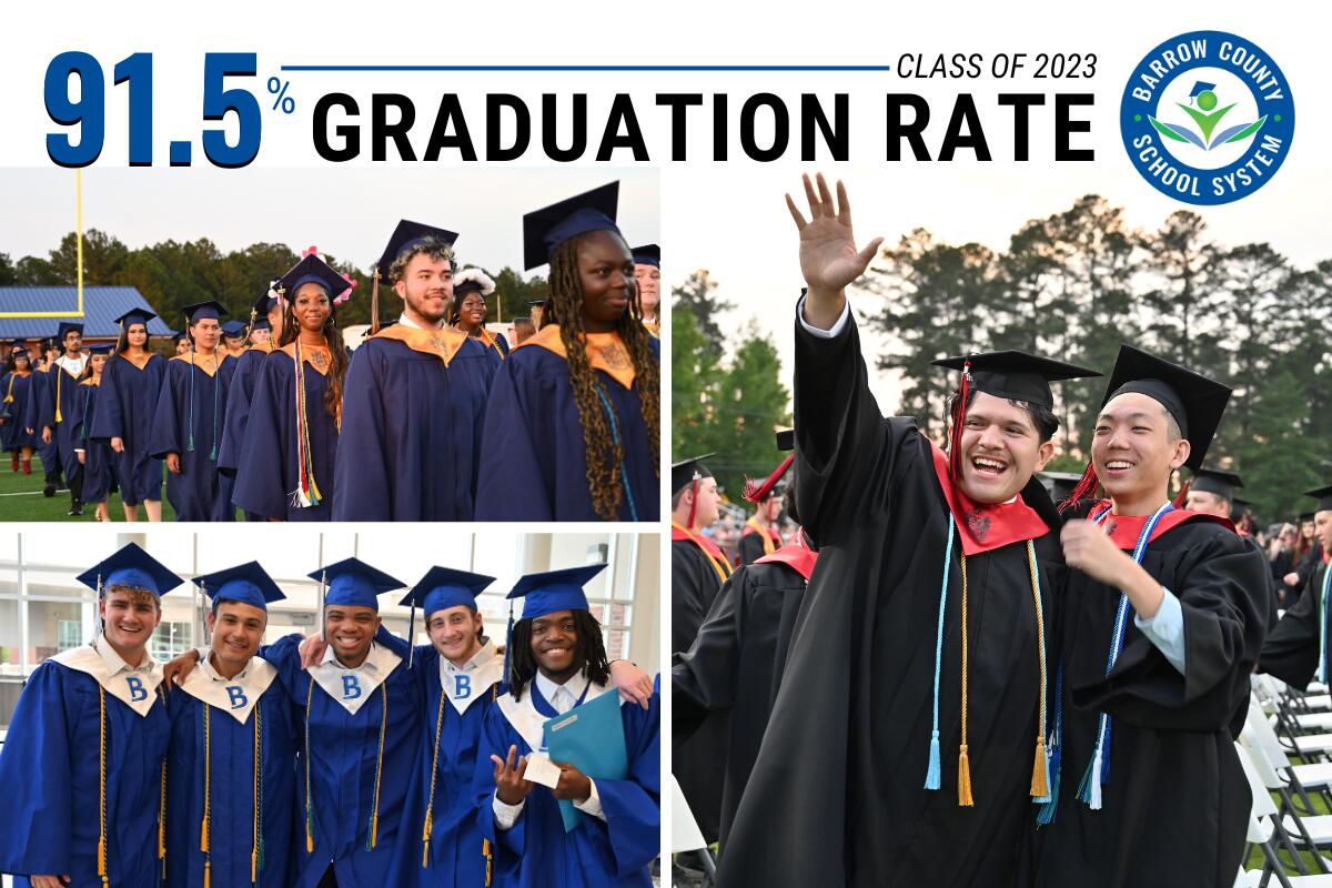 2023 BCSS Graduation Rate Reaches Record High 91.5% | Barrow County ...