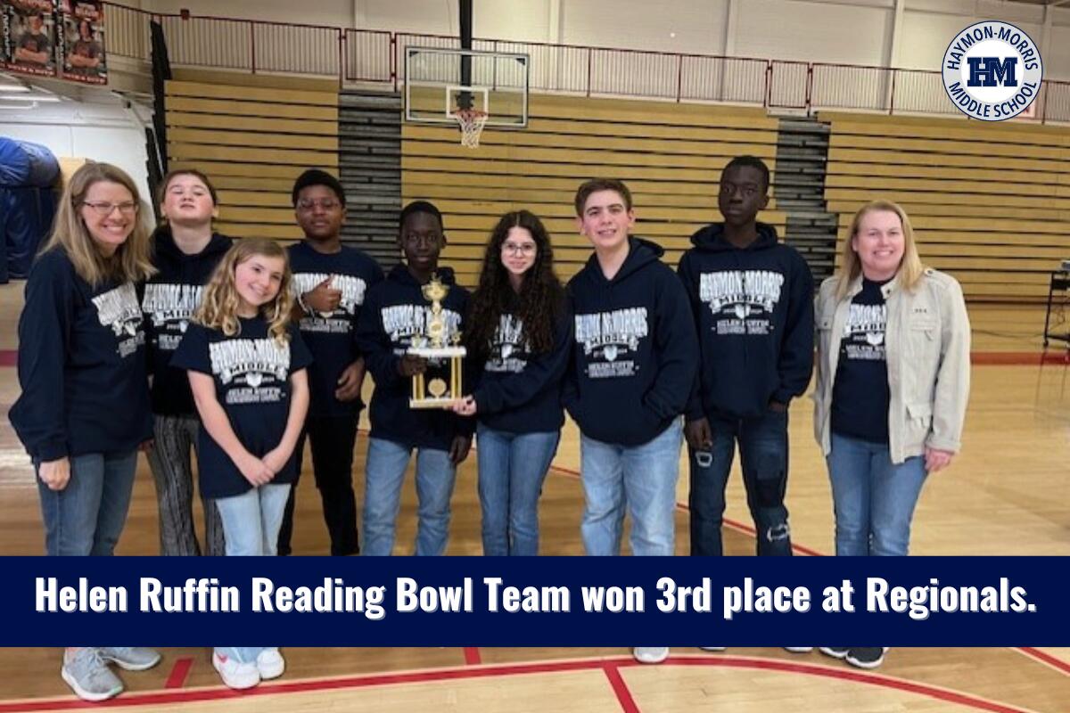Congratulations Helen Ruffin Reading Bowl Team! | Haymon-Morris Middle ...