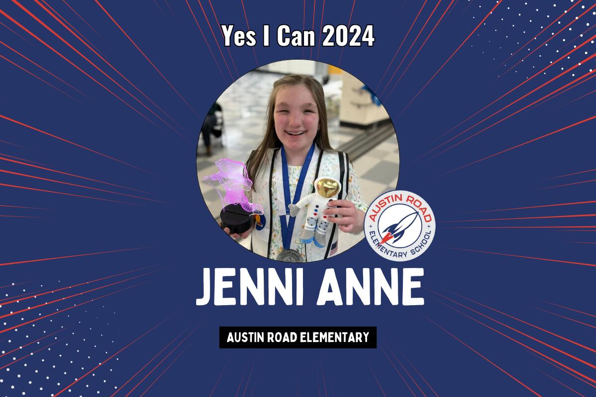 Congratulations Jenni Anne! | Austin Road Elementary
