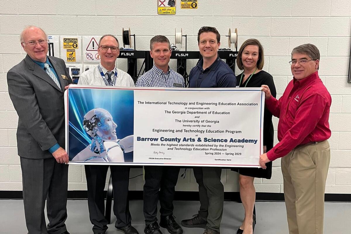 BASA's Engineering Program Earns Industry Certification | Barrow County ...