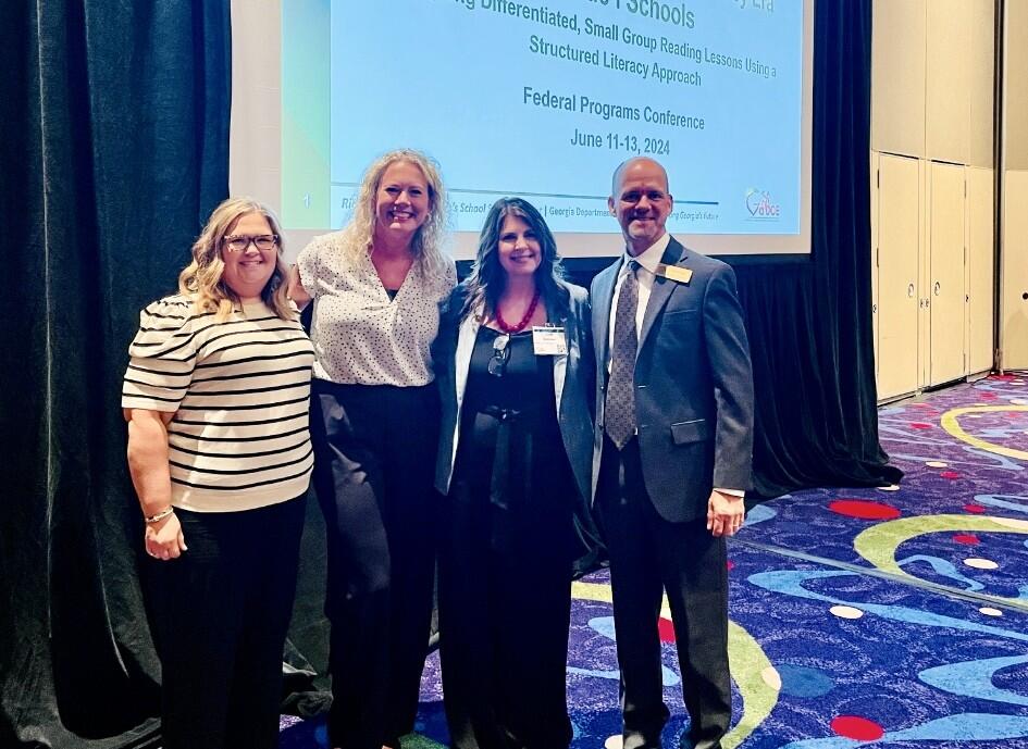 BCSS Team Presents at GaDOE Federal Programs Conference | Barrow County ...
