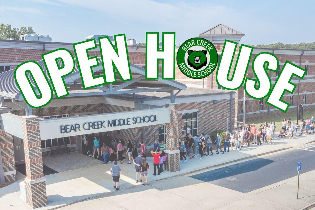Open House Information | Bear Creek Middle School