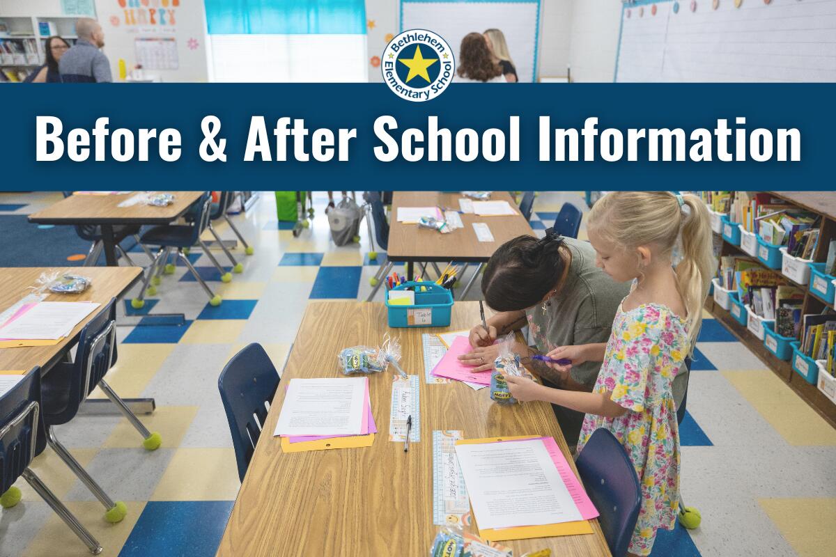 Before/ After School Program Information | Bethlehem Elementary School