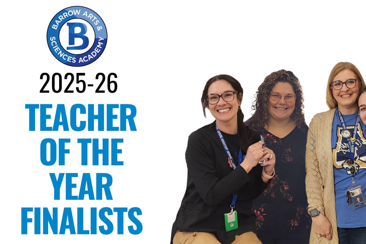 BASA Announces Teacher of the Year Finalists | Barrow Arts & Sciences ...