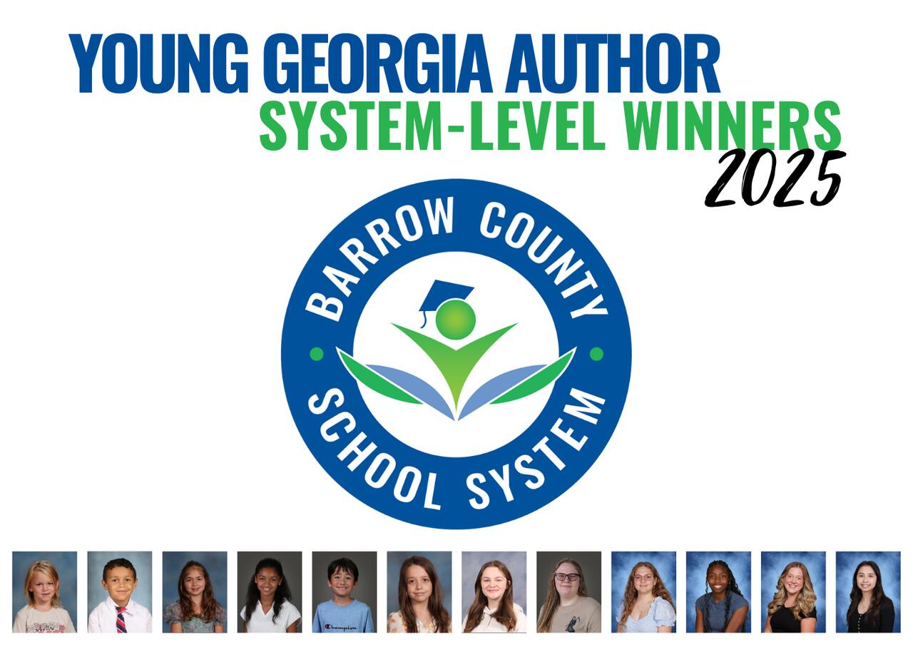 Young Georgia Authors Writing Competition System-Level Winners! | Barrow County School System