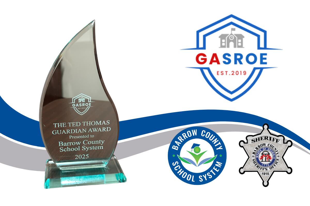 GASROE Presents Guardian Award to BCSO & BCSS | Barrow County School System