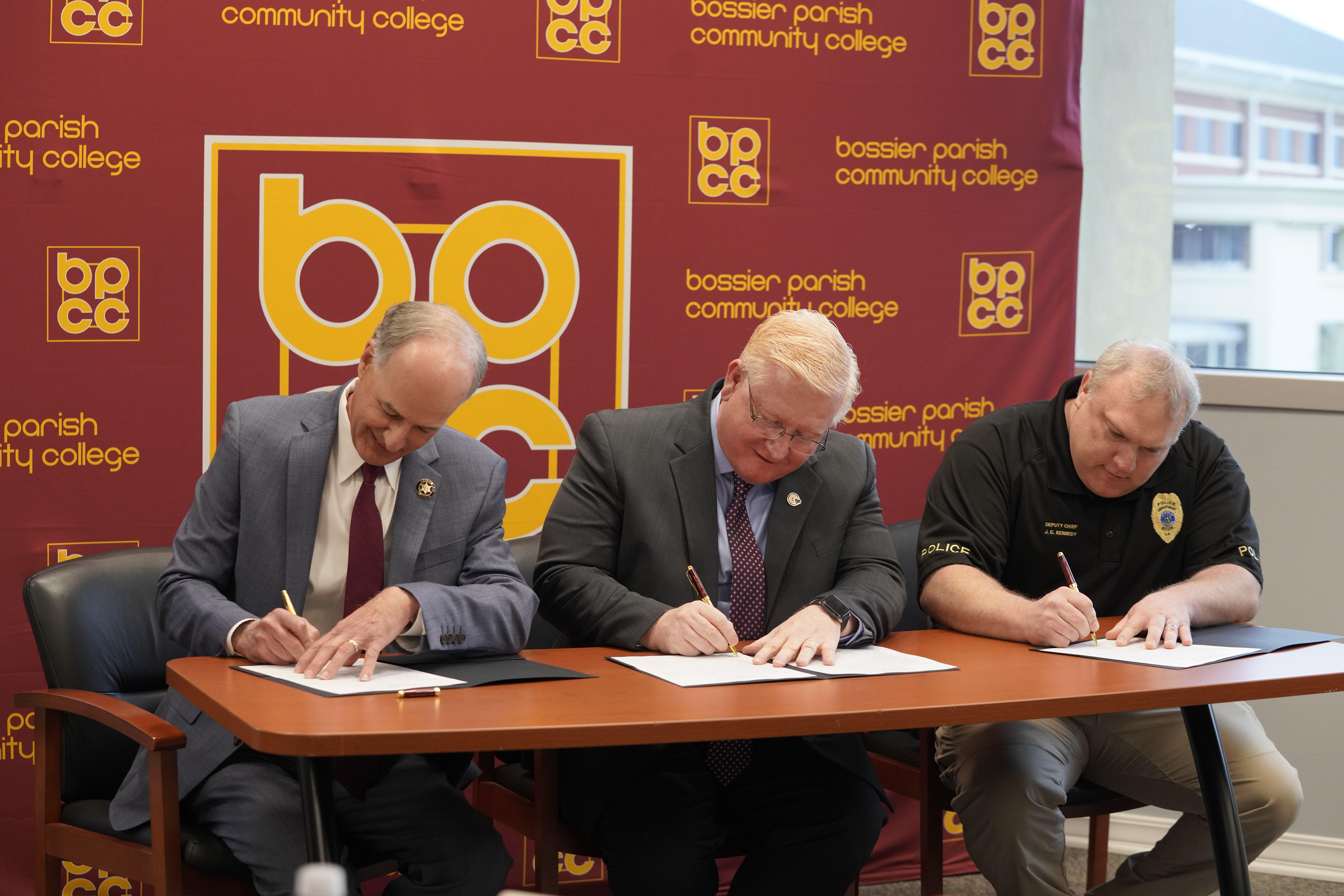 BPCC Announces Preferred Training Partner Agreement with BPSO and BCPD | Bossier Parish ...