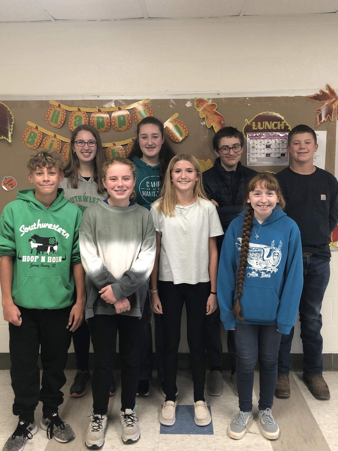 PBIS September Students of the Month | Southwestern Middle School